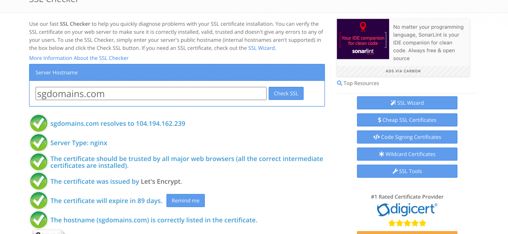 ¿Cómo arreglar el ERR_SSL_PROTOCOL_ERROR? - BC de SiteGround